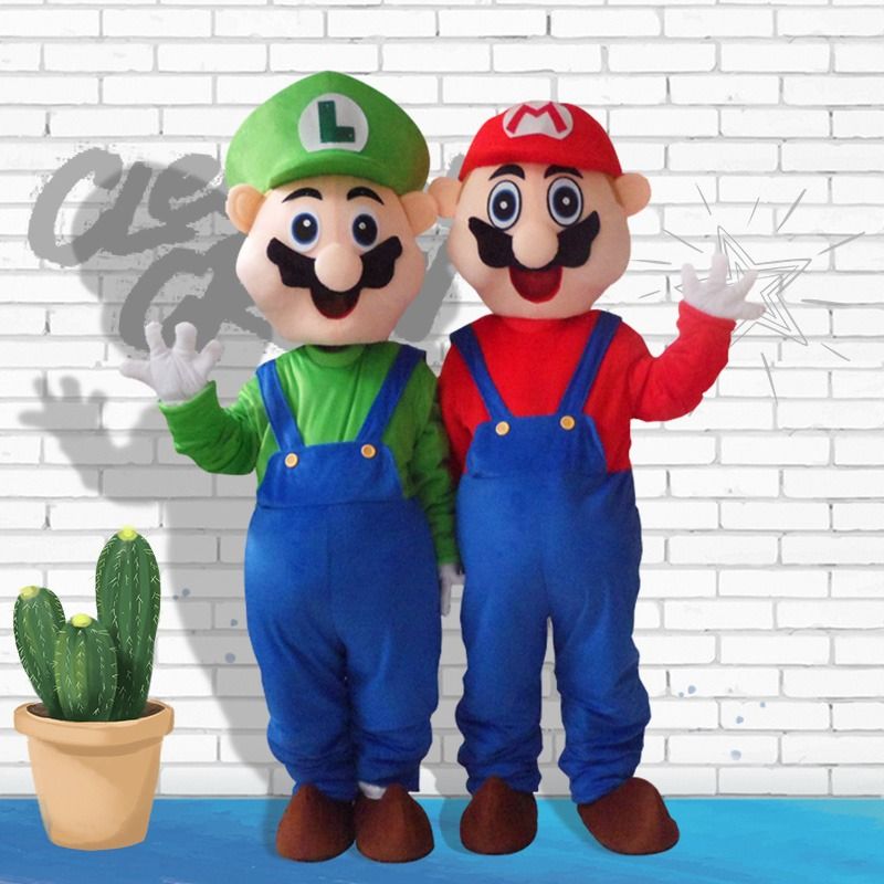 Mario Mascot Costume Maskot Kostum Tiktok Mario Mickey Minnie Mascot ...