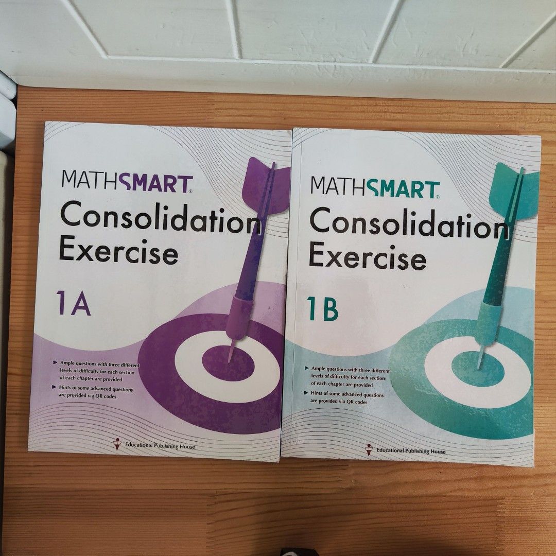 Mathsmart consolidation Exercises 1A1B 2022 ed. $60/本 （全新無寫過, 興趣及遊戲, 書本 ...