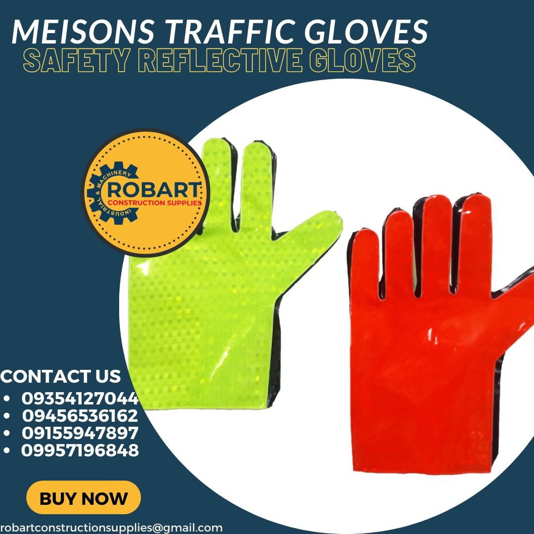 MEISONS TRAFFIC GLOVES SAFETY REFLECTIVE GLOVES on Carousell