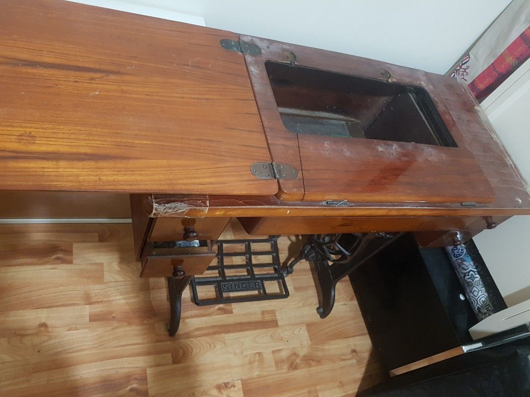 Meja Mesin Jahit, Furniture & Home Living, Furniture, Tables & Sets on ...
