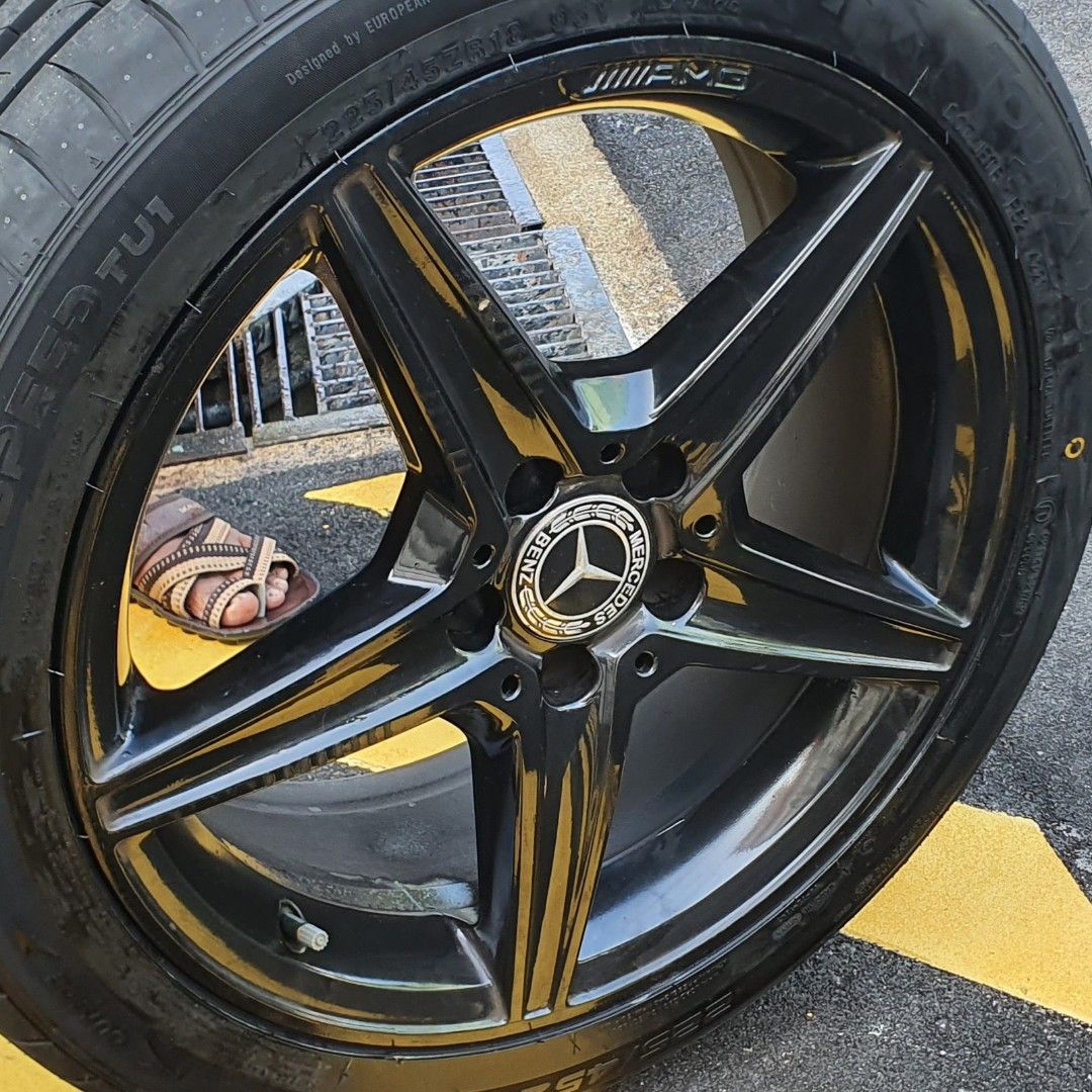 Mercedes-Benz W205 C-Class AMG Wheels Rims, Car Accessories, Tyres ...