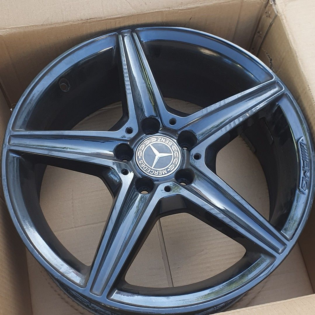 Mercedes-Benz W205 C-Class AMG Wheels Rims, Car Accessories, Tyres ...