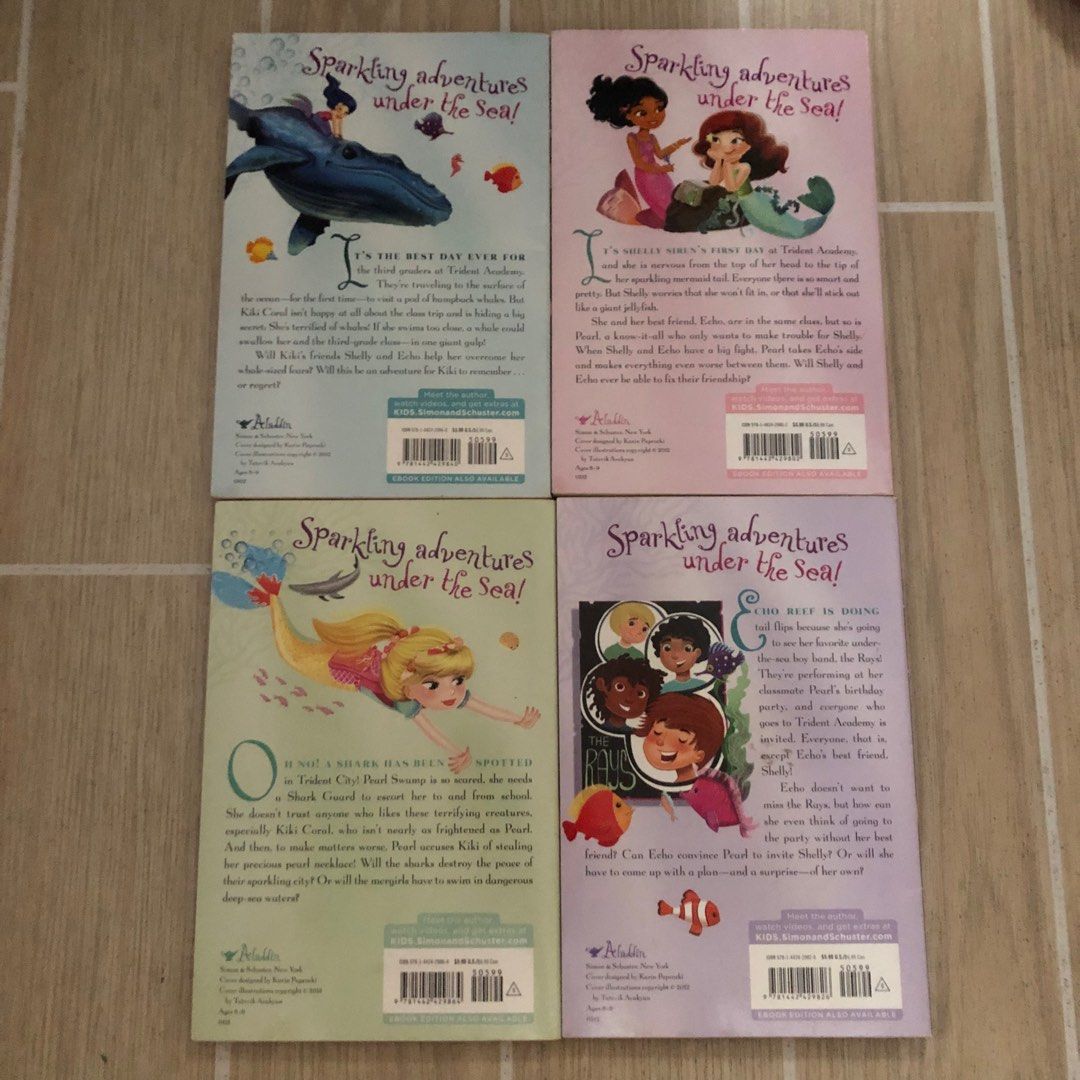 Mermaid Tales by Debbie Dadey 4 Book Bundle on Carousell