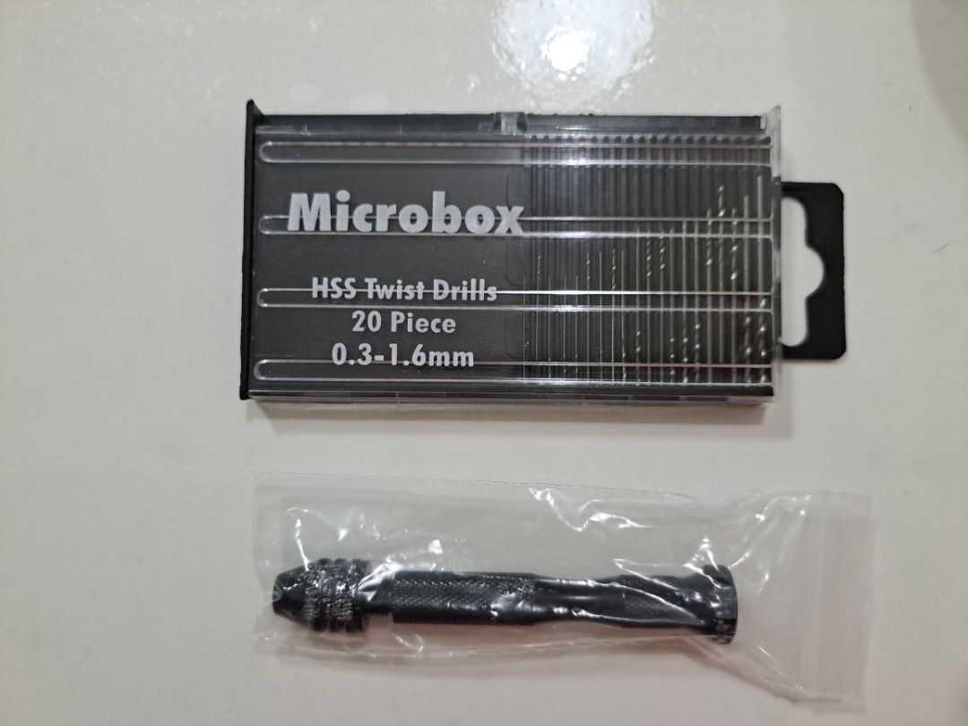 Micro manual hand drill and bits, Furniture & Home Living, Home ...