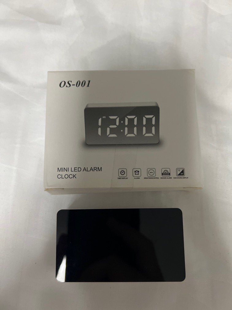 Mini LED Alarm Clock, Furniture & Home Living, Home Decor, Clocks on ...