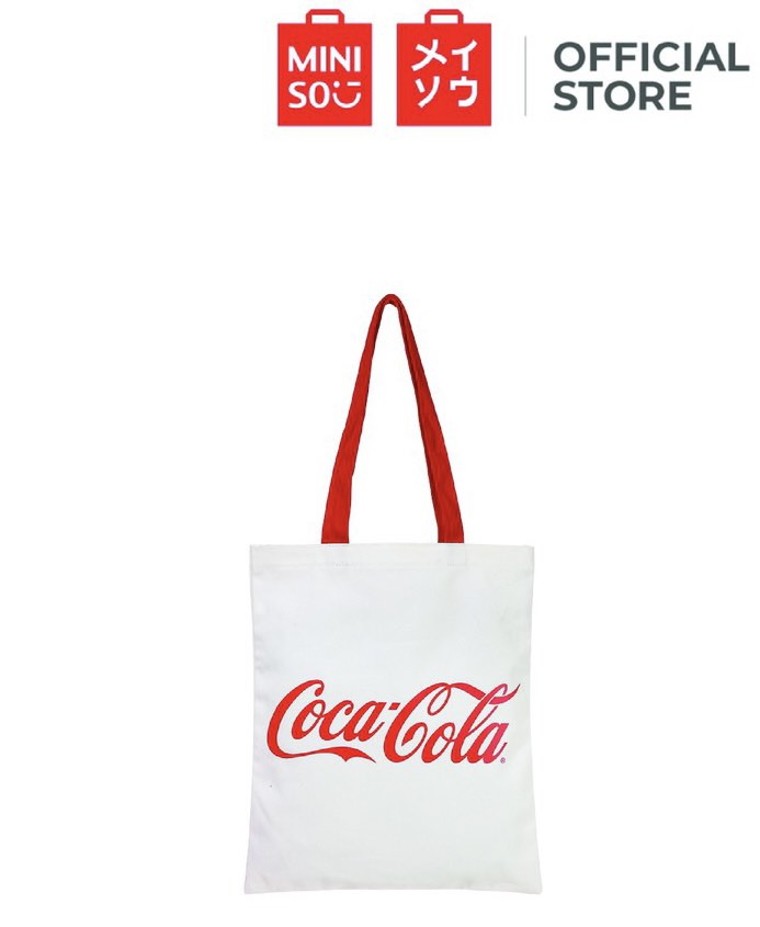 Miniso Coca Cola Tote Bag, Women's Fashion, Bags & Wallets, Tote Bags ...