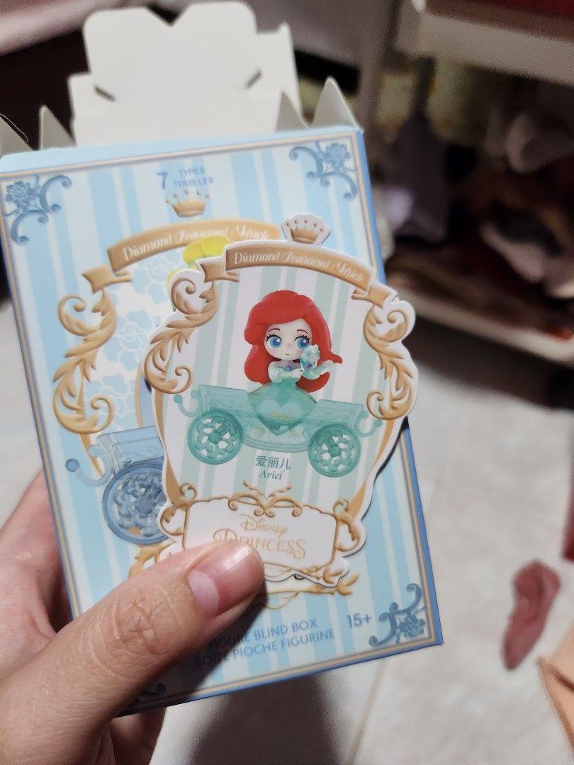 MINISO DISNEY PRINCESS DIAMOND JEWELED FLOAT THEME FIGURE MODEL ...