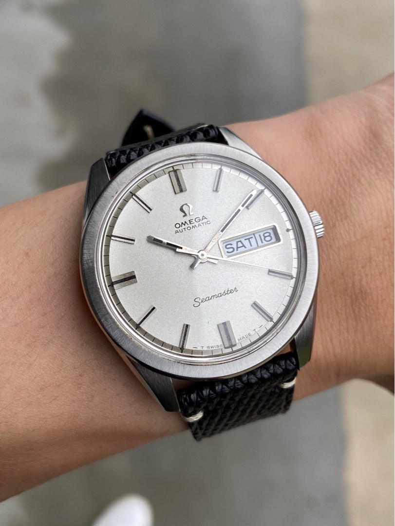 Minty Omega Seamaster Jumbo 36.5mm Sparkle Sand Dial - Ref. 166.032 ...