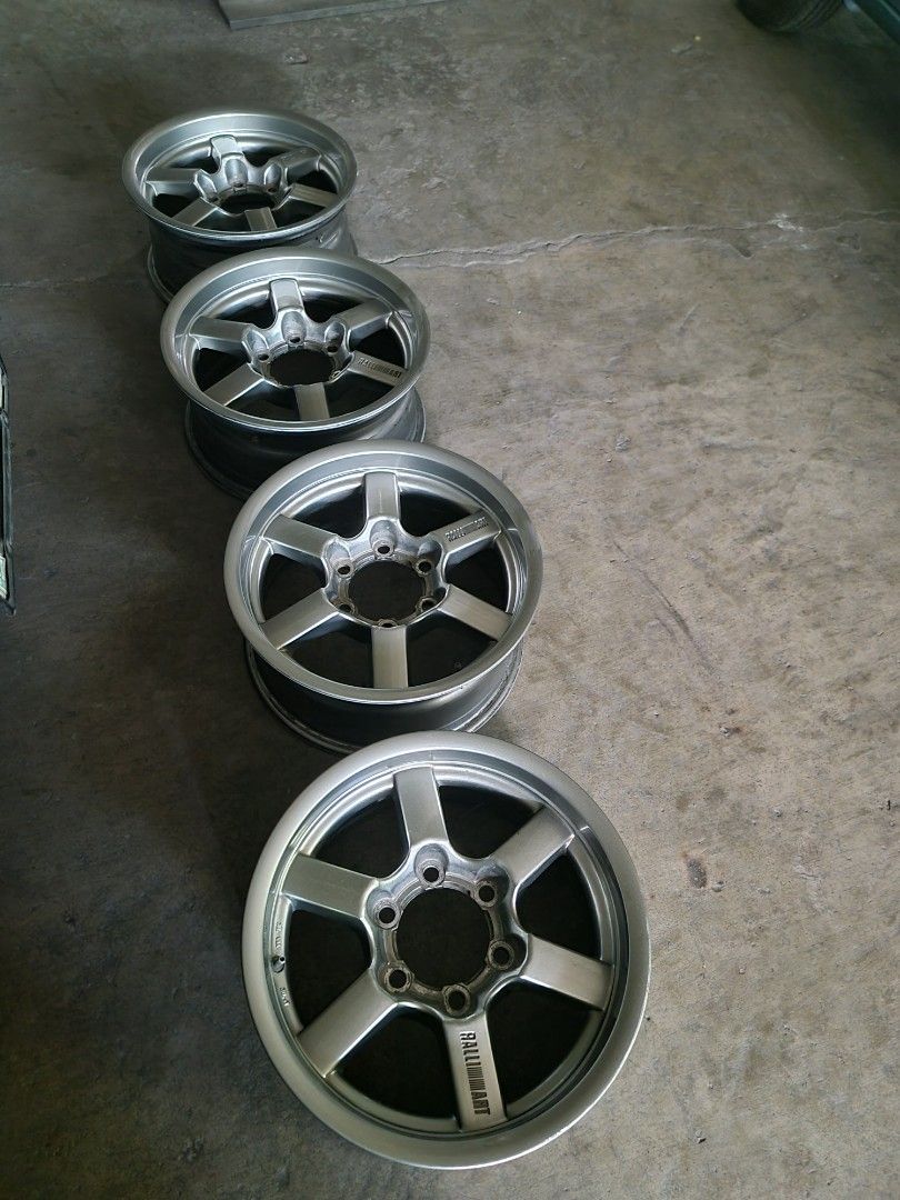 Mitsubishi Ralliart rims for Pajero on Carousell