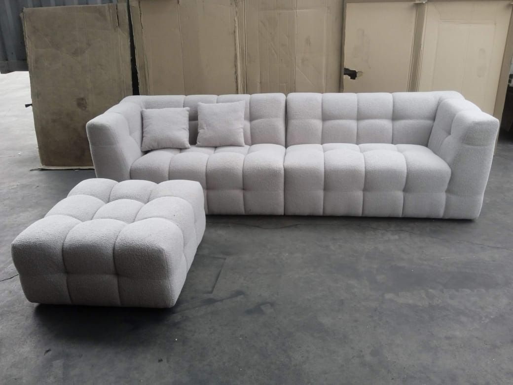 Modern Design 4 seater Sofa With Stool ( 2+2 With Stool ), Furniture ...