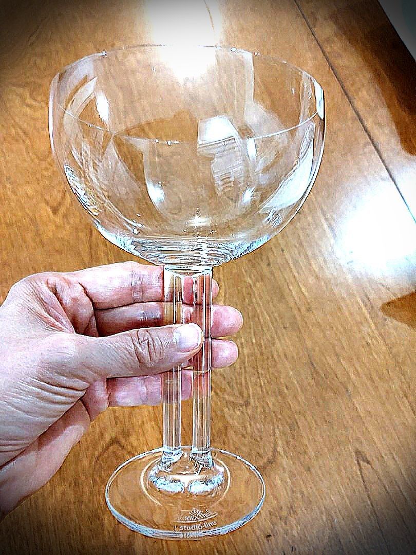 Modern unique 15 piece *Marked Rosenthal* Balloon Crystal stemware ...