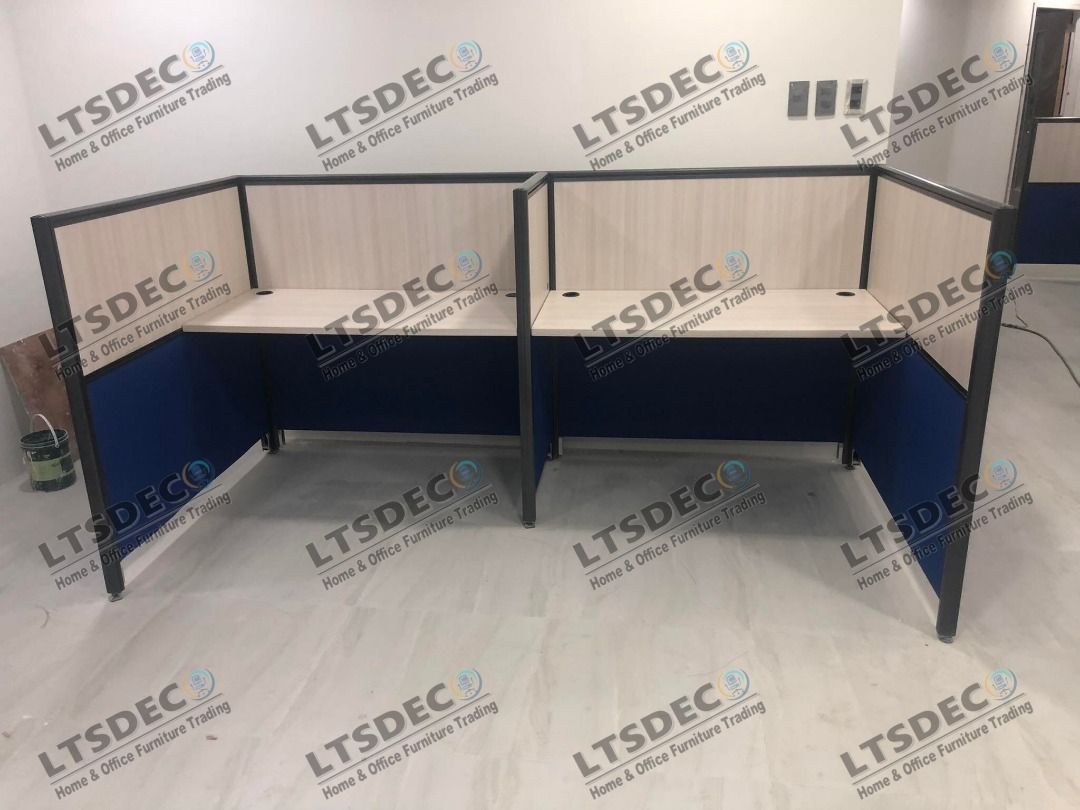 Modular Office Partition/Cubicle table Office Furntiures on Carousell