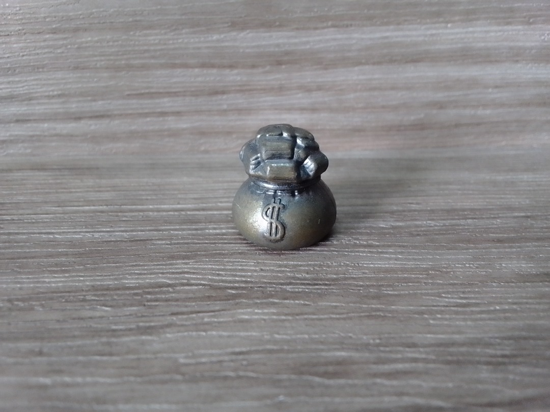 MONOPOLY BRASS MONEY BAG TOKEN on Carousell