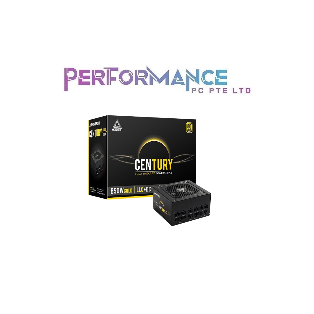 MONTECH CENTURY 850W 80+ Gold Full Modular PSU(5 YEARS WARRANTY APPLIED), Computers & Tech ...