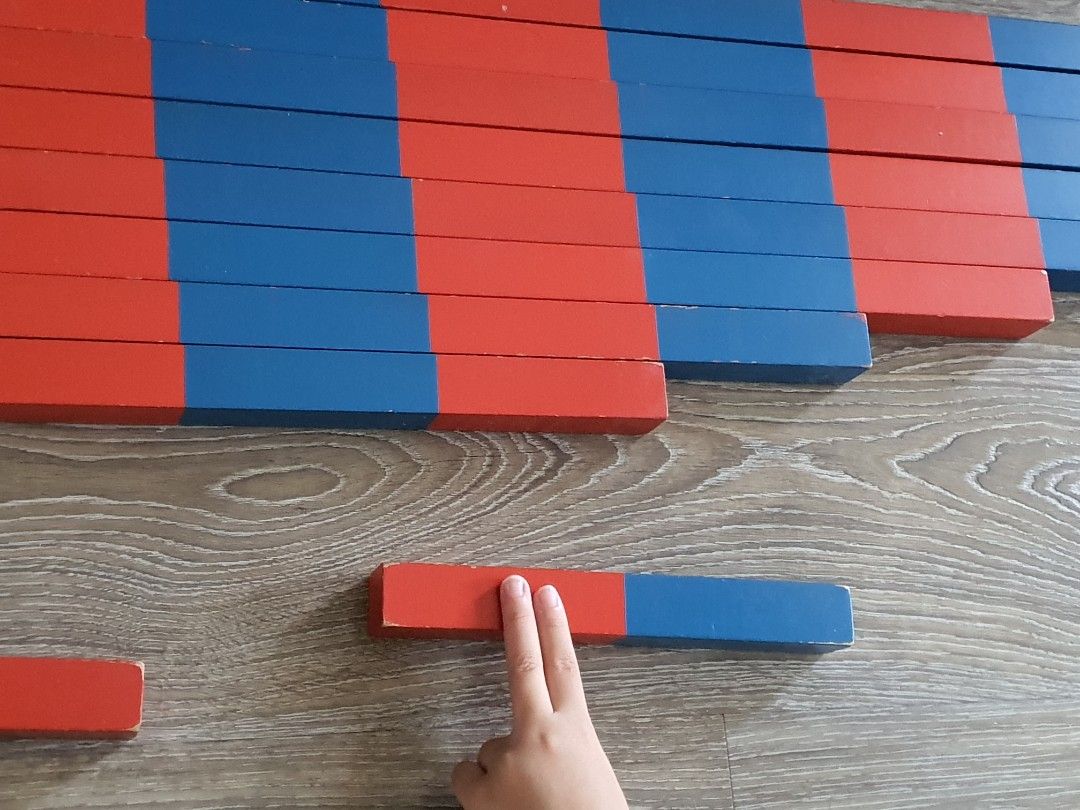 Montessori Number Rods, Hobbies & Toys, Toys & Games on Carousell
