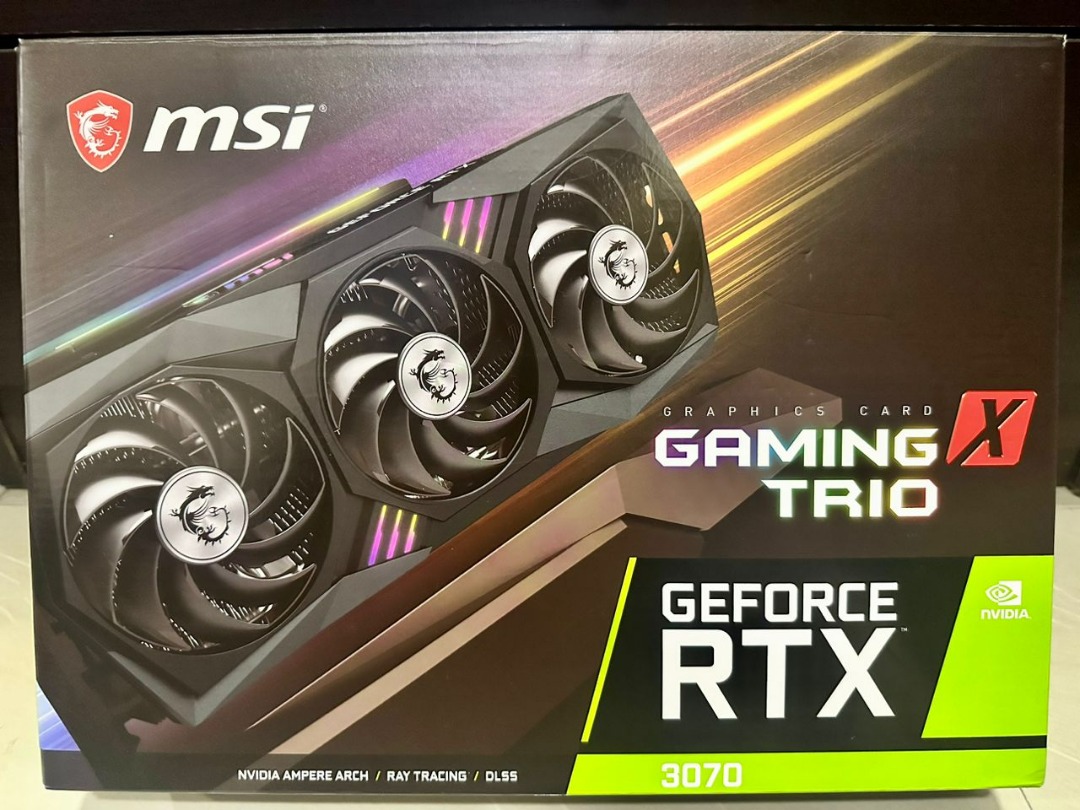 MSi GEFORCE RTX 3070 (3 fans), Computers & Tech, Parts & Accessories ...