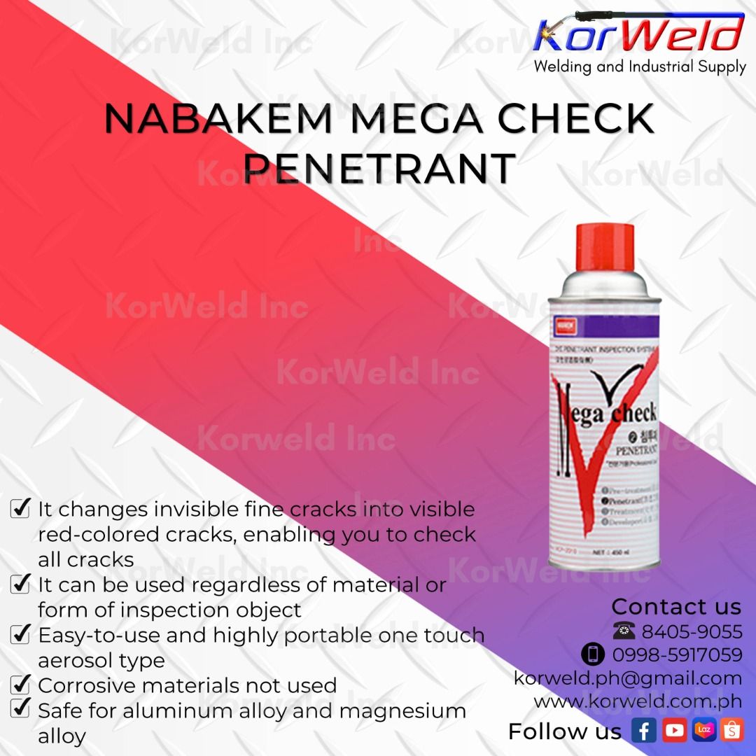 Nabakem Mega Check Penetrant, Commercial & Industrial, Construction ...