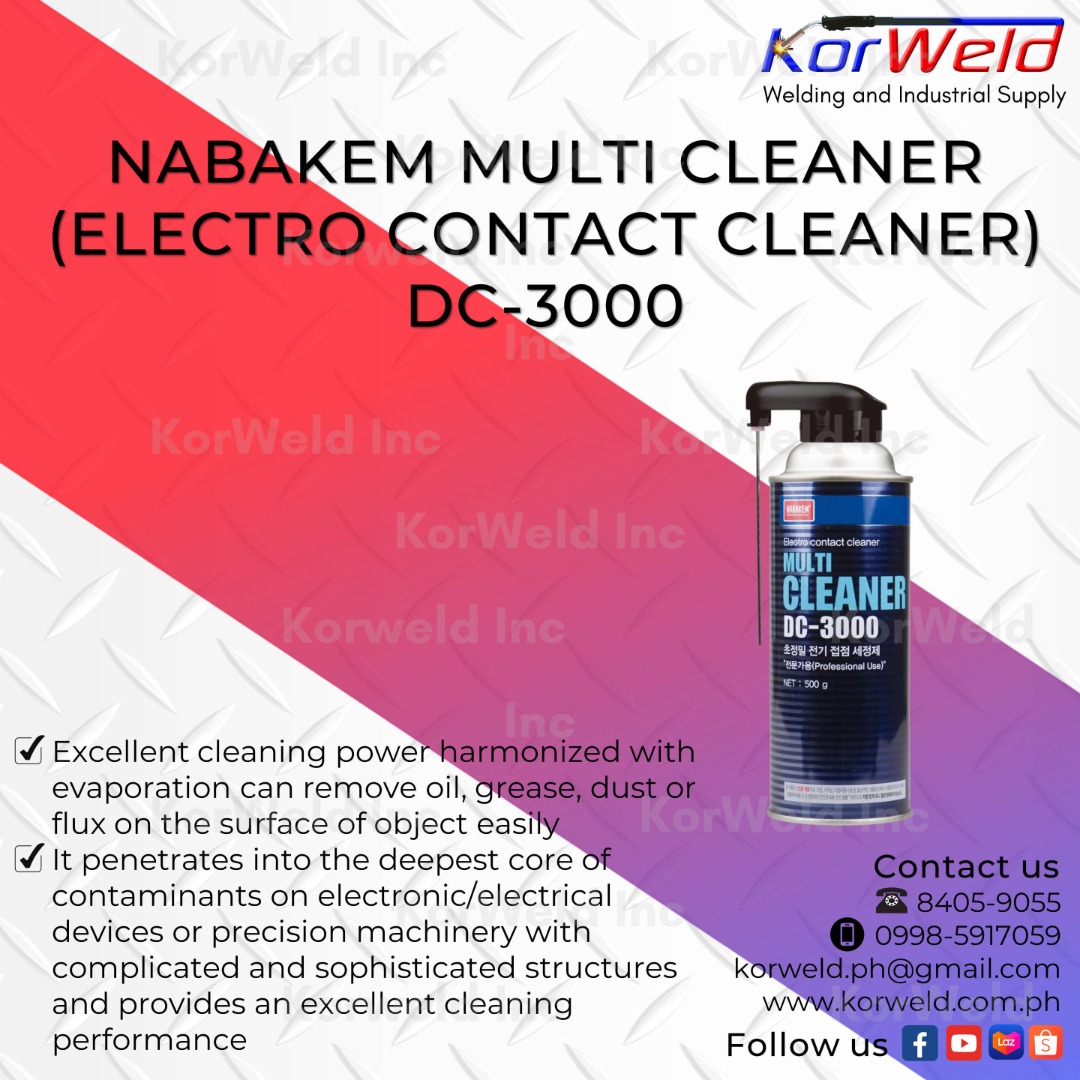 Nabakem Multi Cleaner (Electro Contact Cleaner) DC-3000, Commercial ...