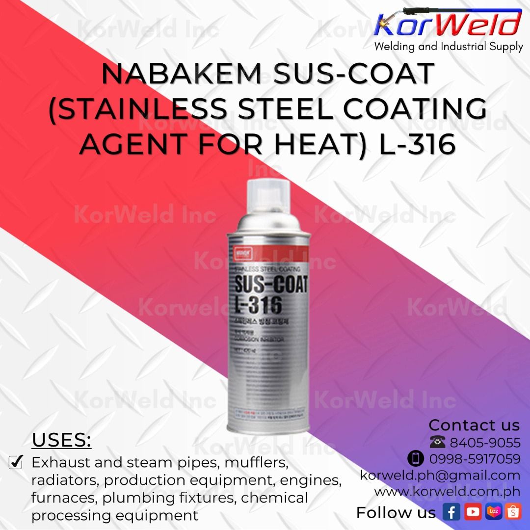 Nabakem SUS-COAT (Stainless Steel Coating Agent for Heat) L-316 ...