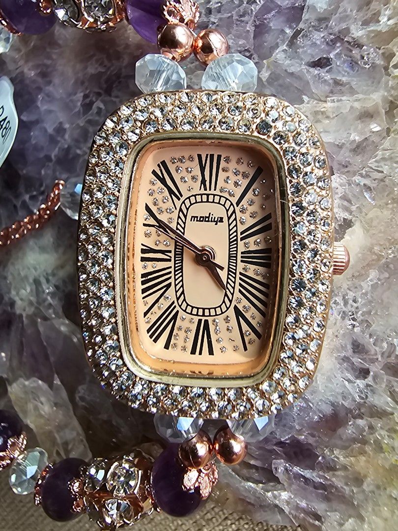 Natural Cryatals: DIY Amethyst Watch on Carousell