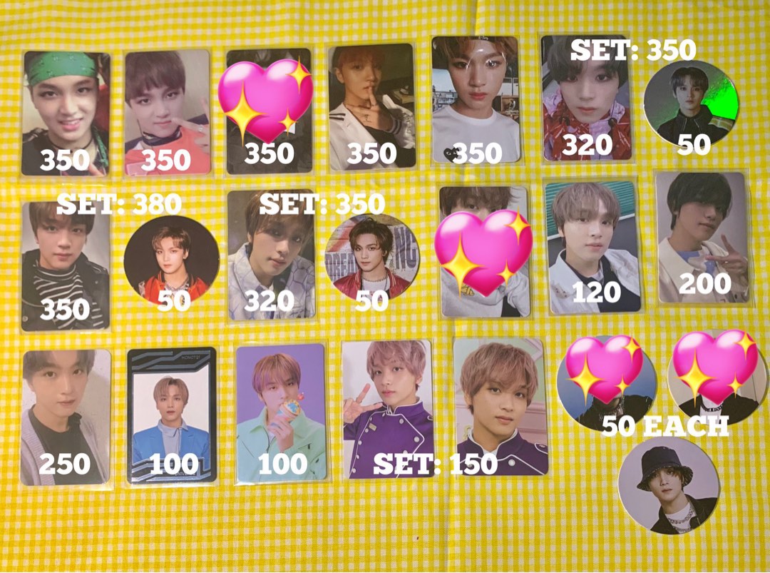 NCT Official Photocards and MDs (NCT 127, NCT DREAM, WayV, NCT 2018 ...