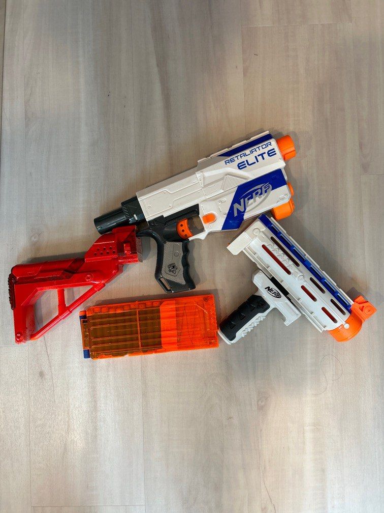 Nerf blaster retaliator, Hobbies & Toys, Toys & Games on Carousell