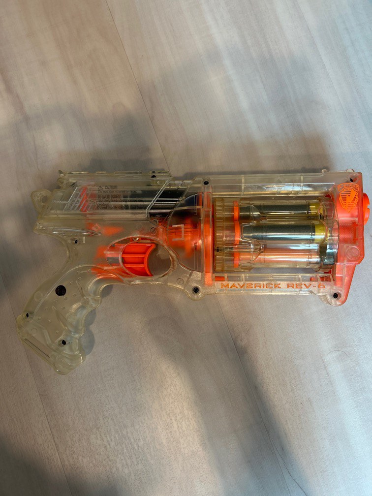 Nerf maverick rev-6, Hobbies & Toys, Toys & Games on Carousell
