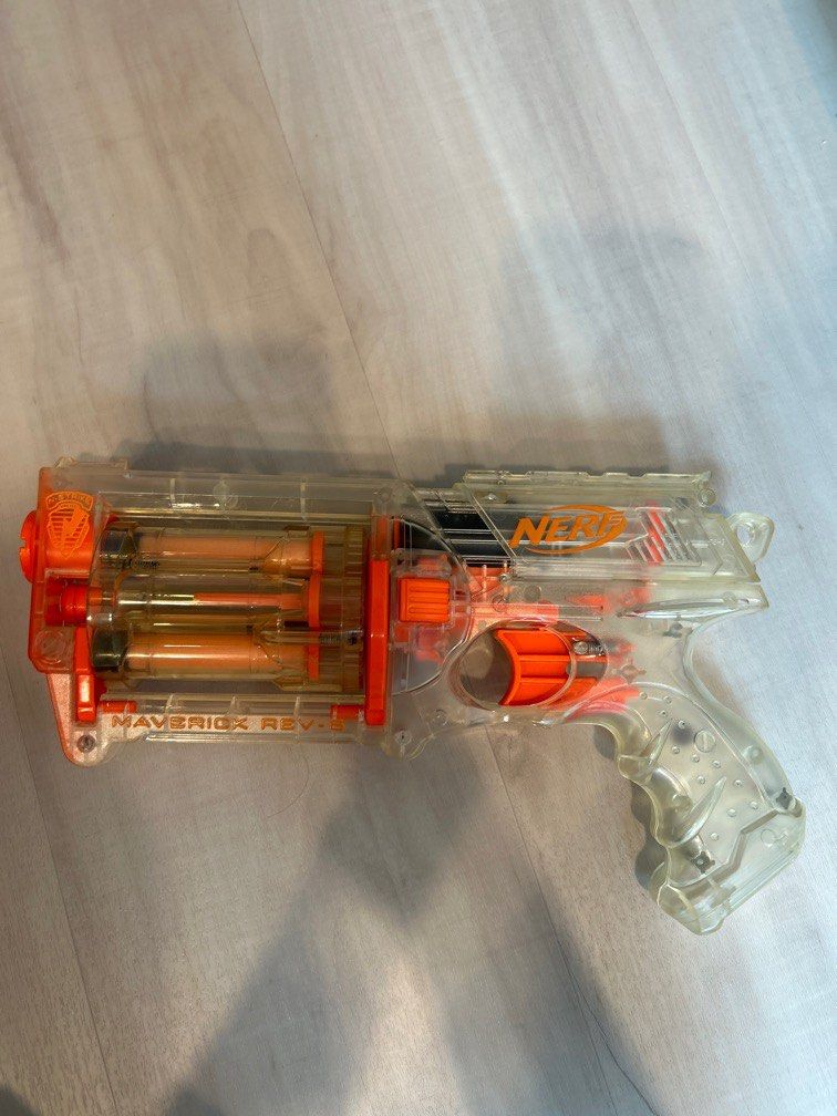 Nerf maverick rev-6, Hobbies & Toys, Toys & Games on Carousell