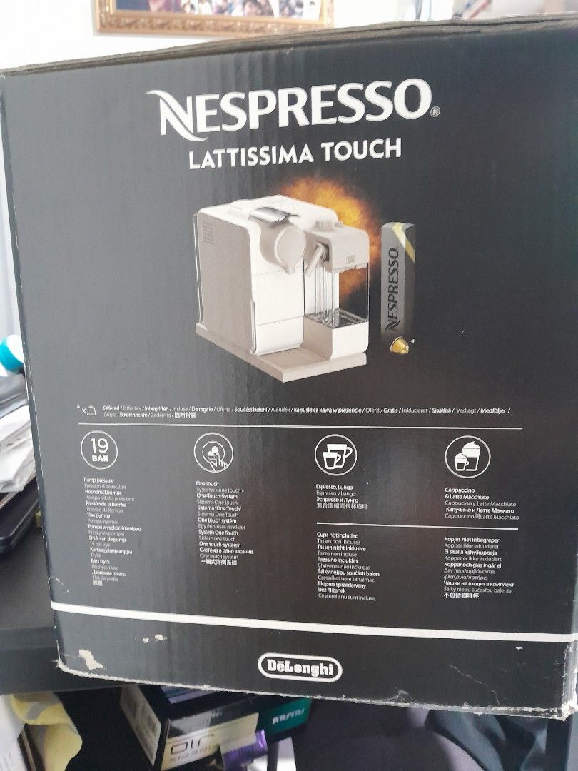 Nespresso Lattissima Touch by DeLonghi, TV & Home Appliances, Kitchen ...