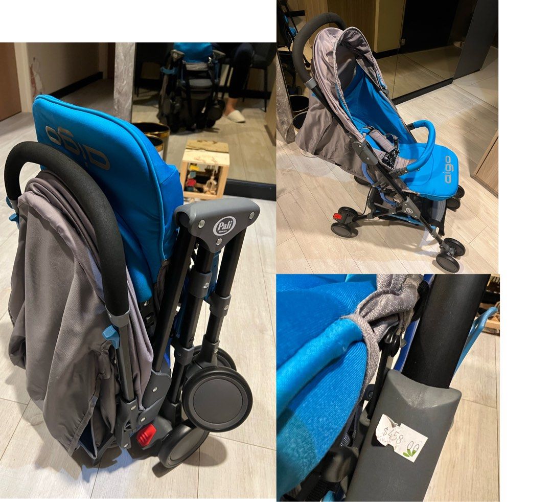 New Pali Cabin Approved Stroller- Aigo (Blue Colour), Babies & Kids ...