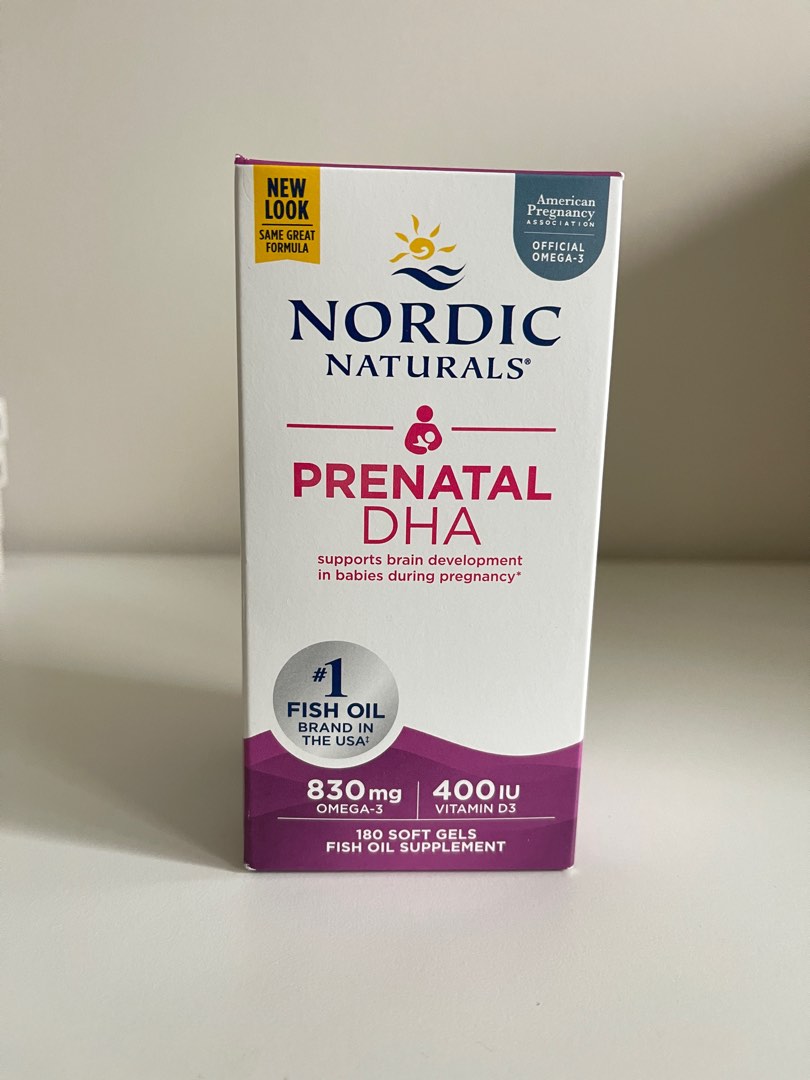 NORDIC - Prenatal DHA fish oil, Health & Nutrition, Health Supplements ...
