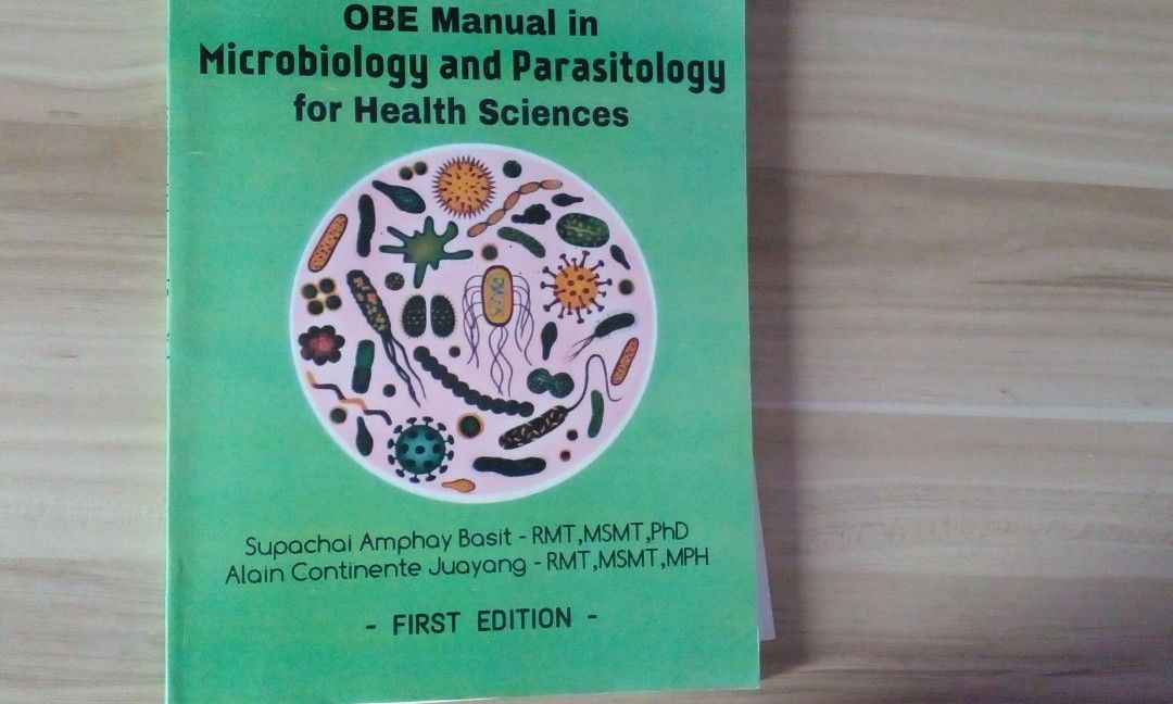 OBE manual in microbiology and parasitology for health sciences book on Carousell