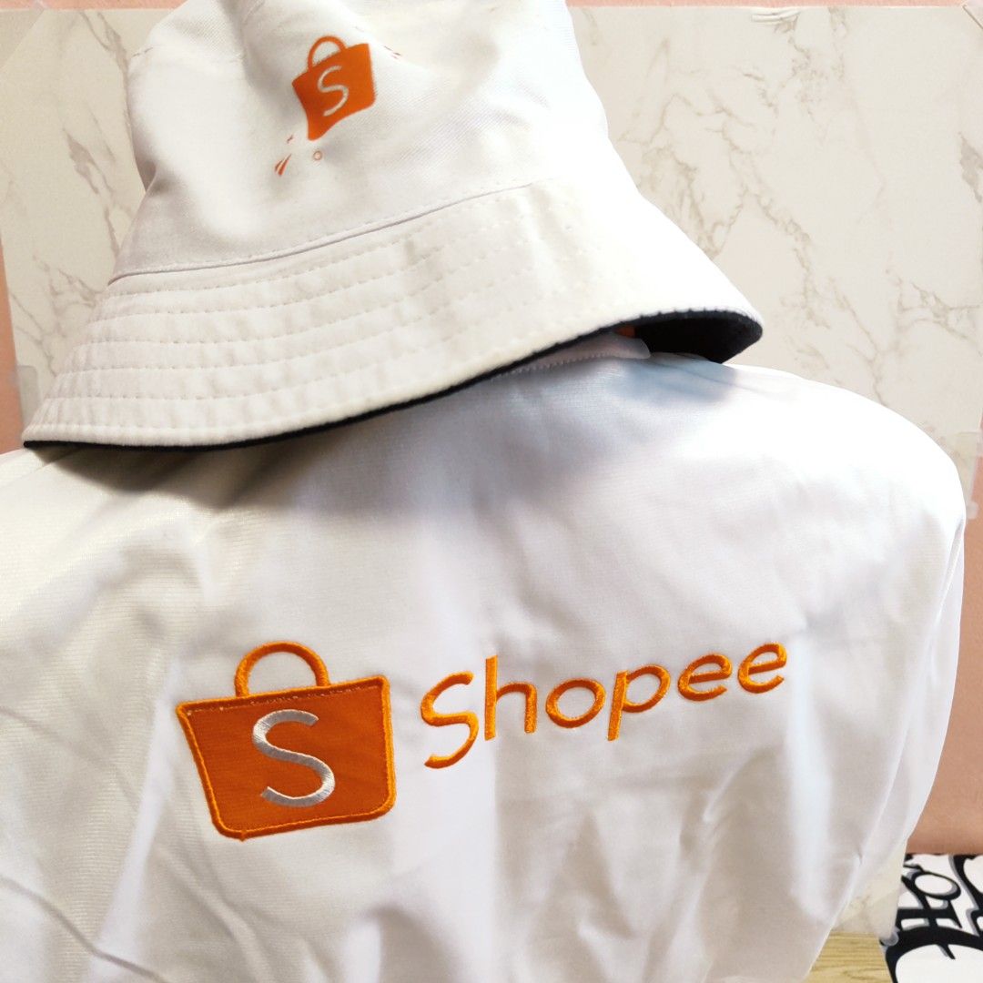 Official Shopee Merch (Varsity Jacket, Beltbag, and Bucket Hat) on ...