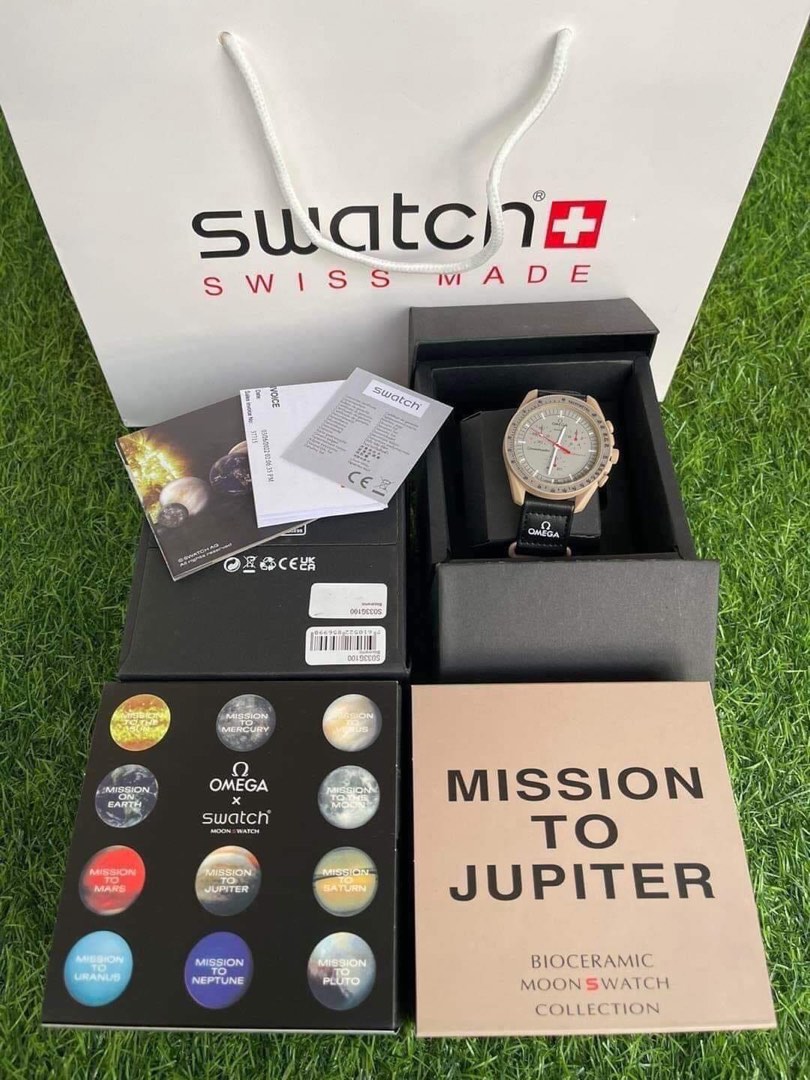 Omega x Swatch Jupiter, Men's Fashion, Watches & Accessories, Watches ...