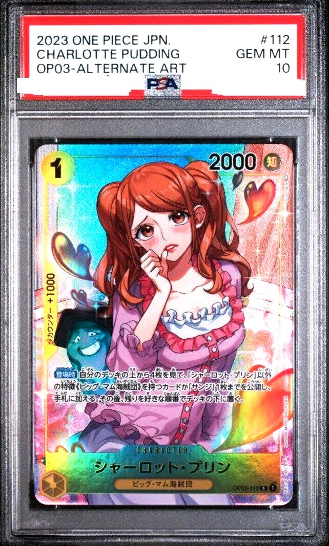 One Piece TCG - Pudding PSA 10 OP03-112, Hobbies & Toys, Toys & Games ...