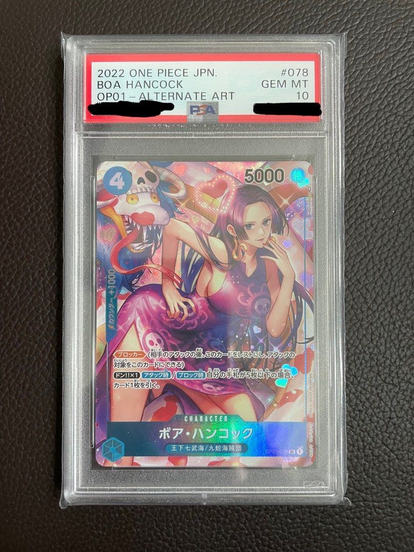 One Piece TCG- Boa Hancock PSA 10 OP01–078, Hobbies & Toys, Toys & Games on Carousell