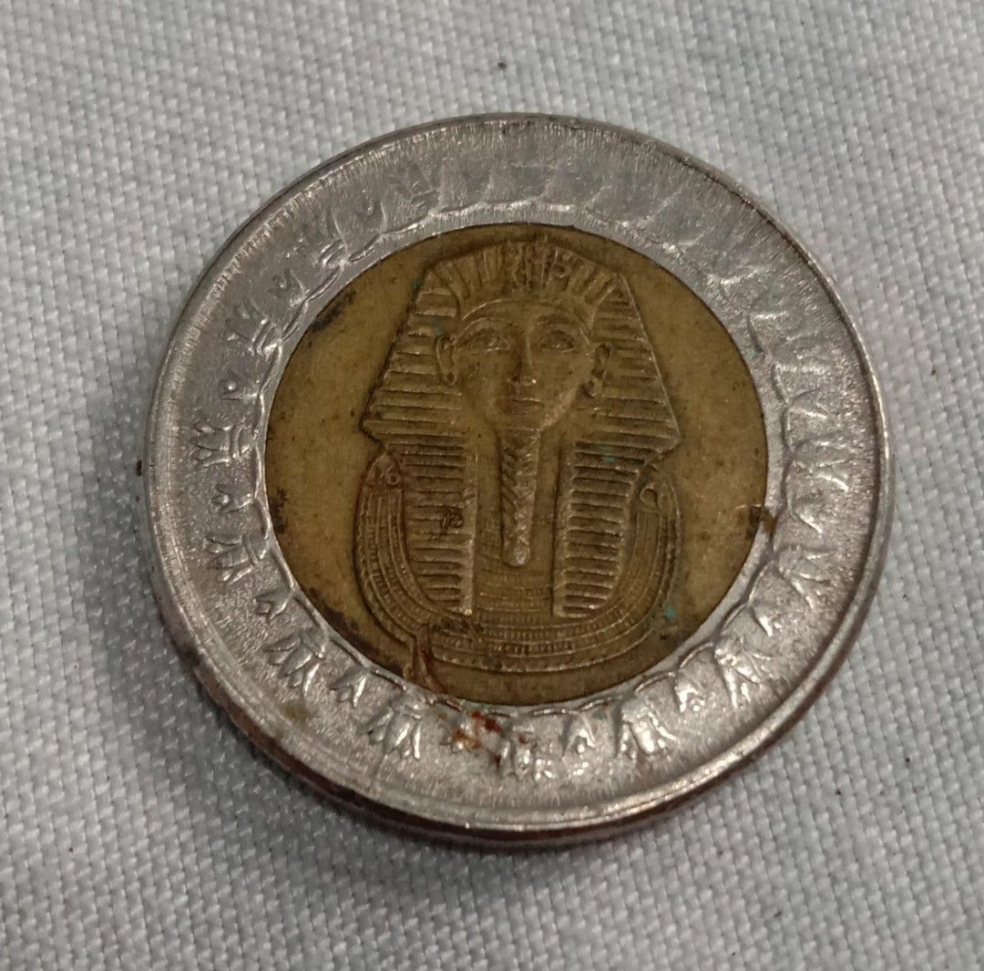 One Pound Egypt coin, Hobbies & Toys, Memorabilia & Collectibles ...