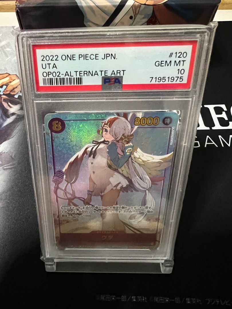 OP02 Uta Psec PSA 10 One Piece tcg, Hobbies & Toys, Toys & Games on Carousell
