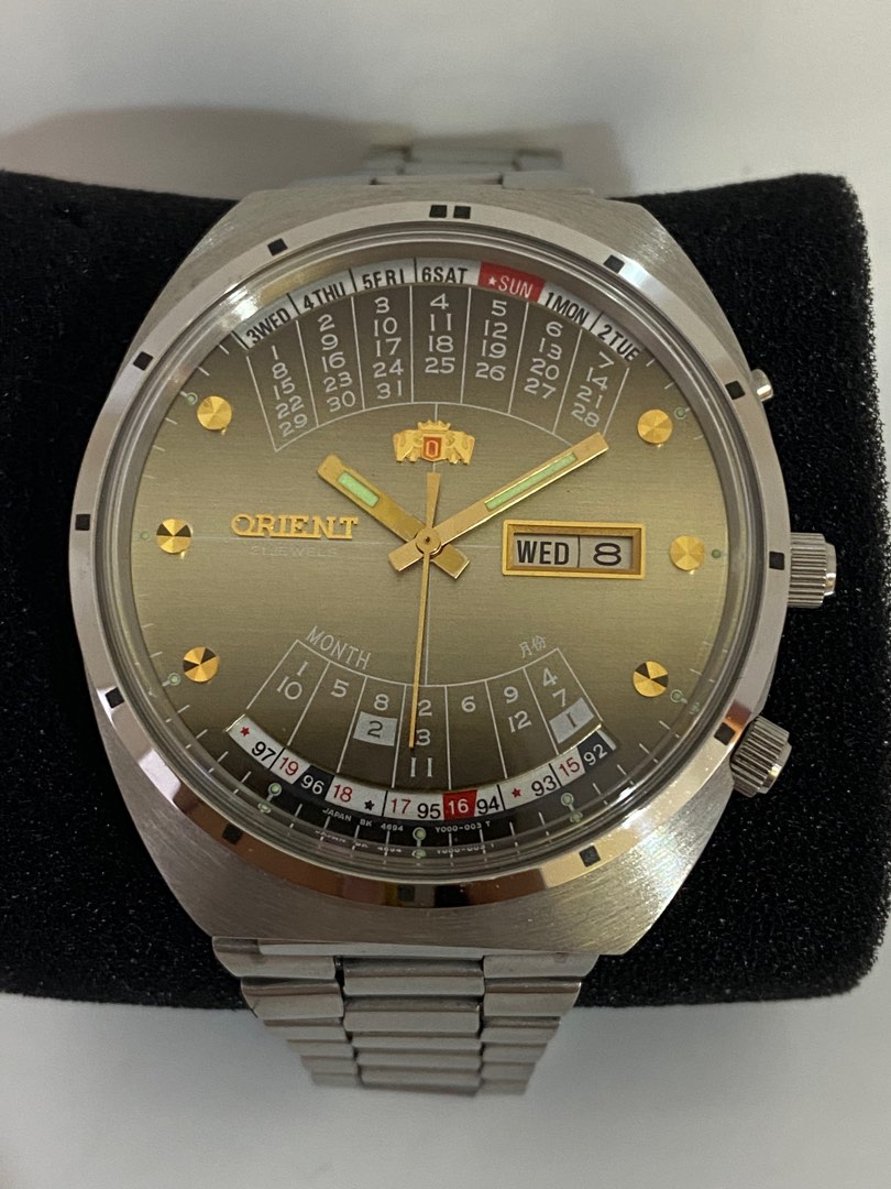 Orient Annual calendar, Men's Fashion, Watches & Accessories, Watches ...