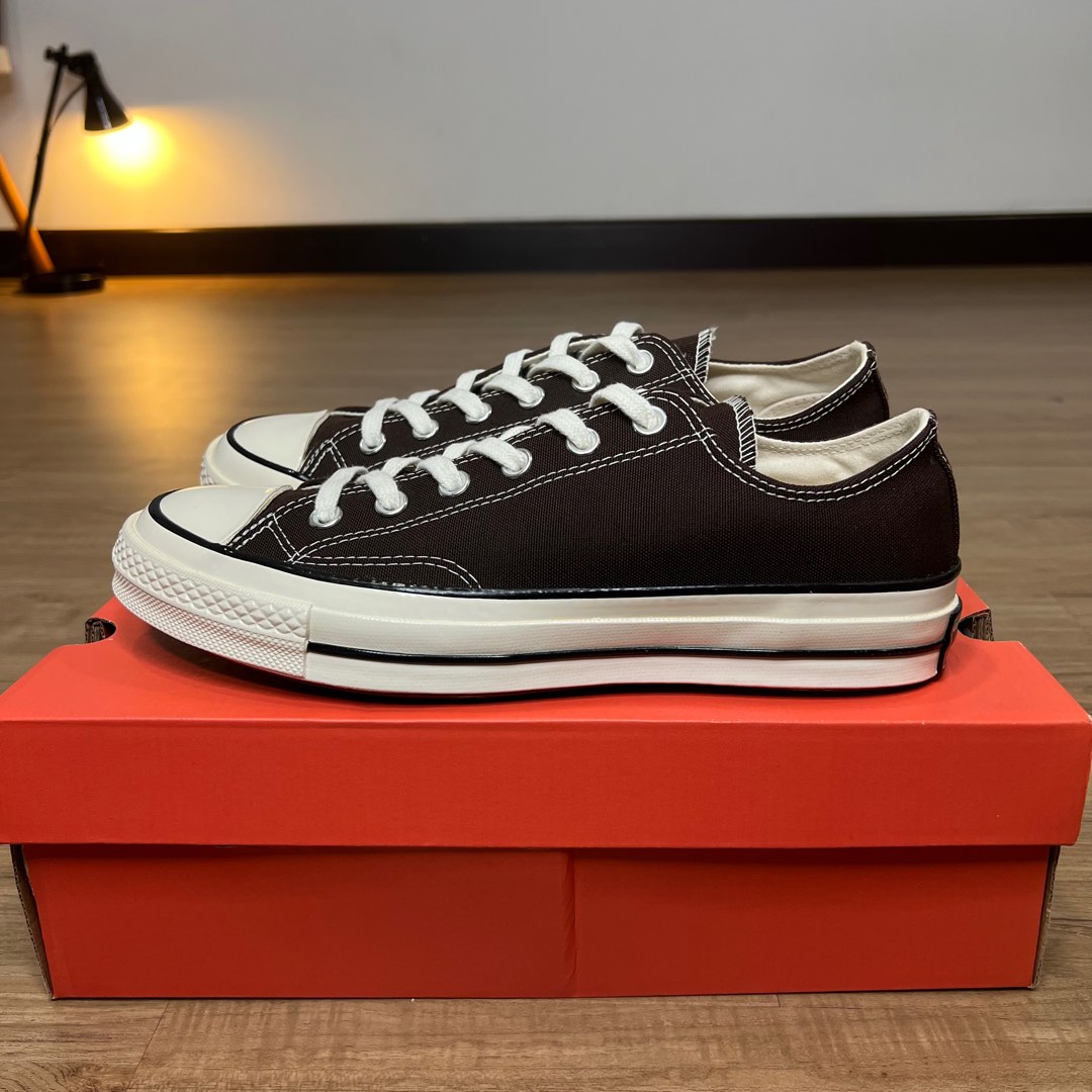Original Converse Brown Chuck 70 OX Classic Low Travis Scott Carhartt ...
