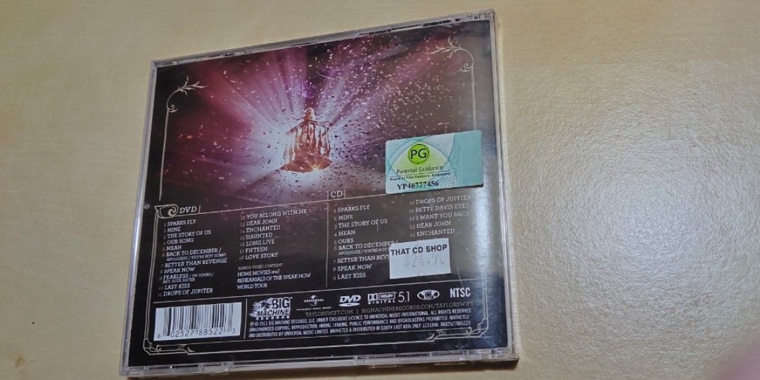 ORIGINAL Taylor Swift CD, Hobbies & Toys, Music & Media, CDs & DVDs on ...