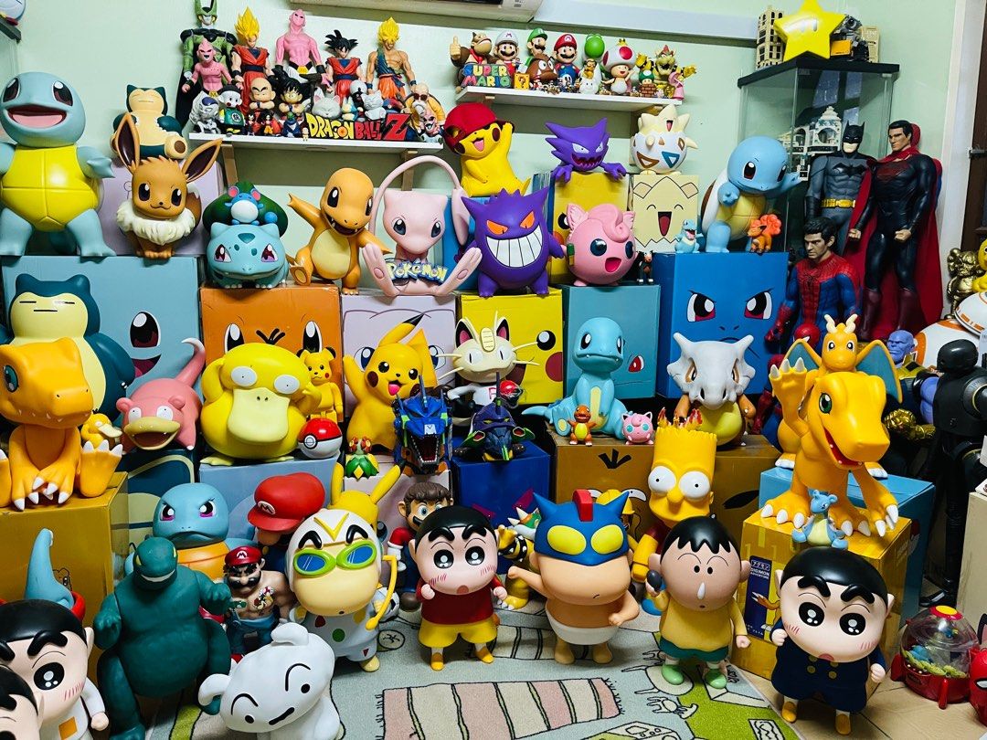 Oversized pokemon crayon shin chan digimon 1:1 lifesized, Hobbies ...