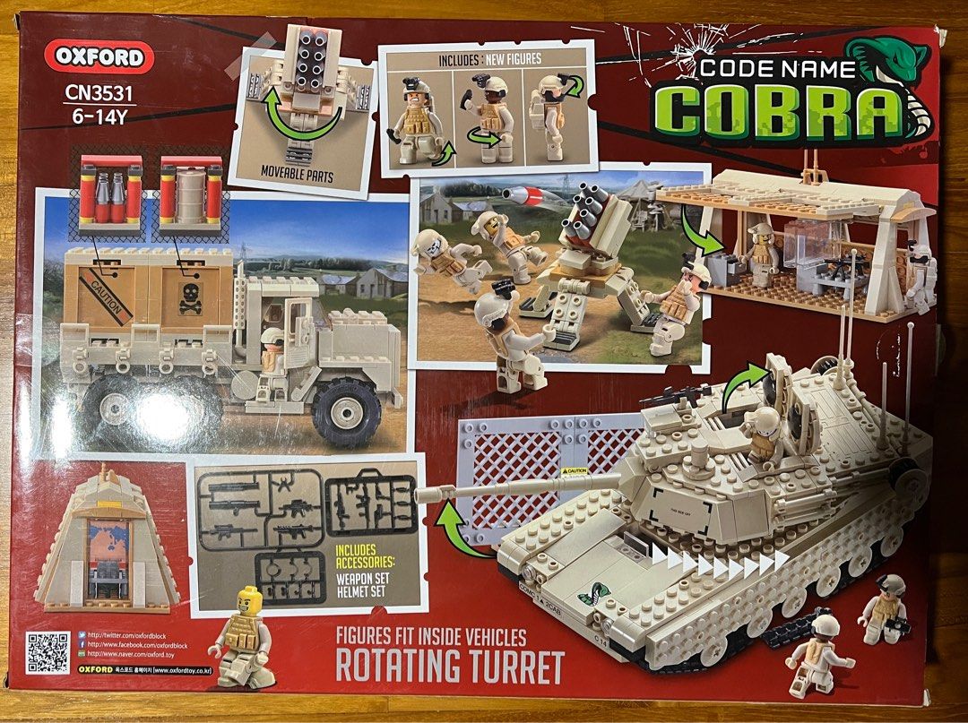 Oxford CN3531 Codename Cobra Base Camp, Hobbies & Toys, Toys & Games on ...