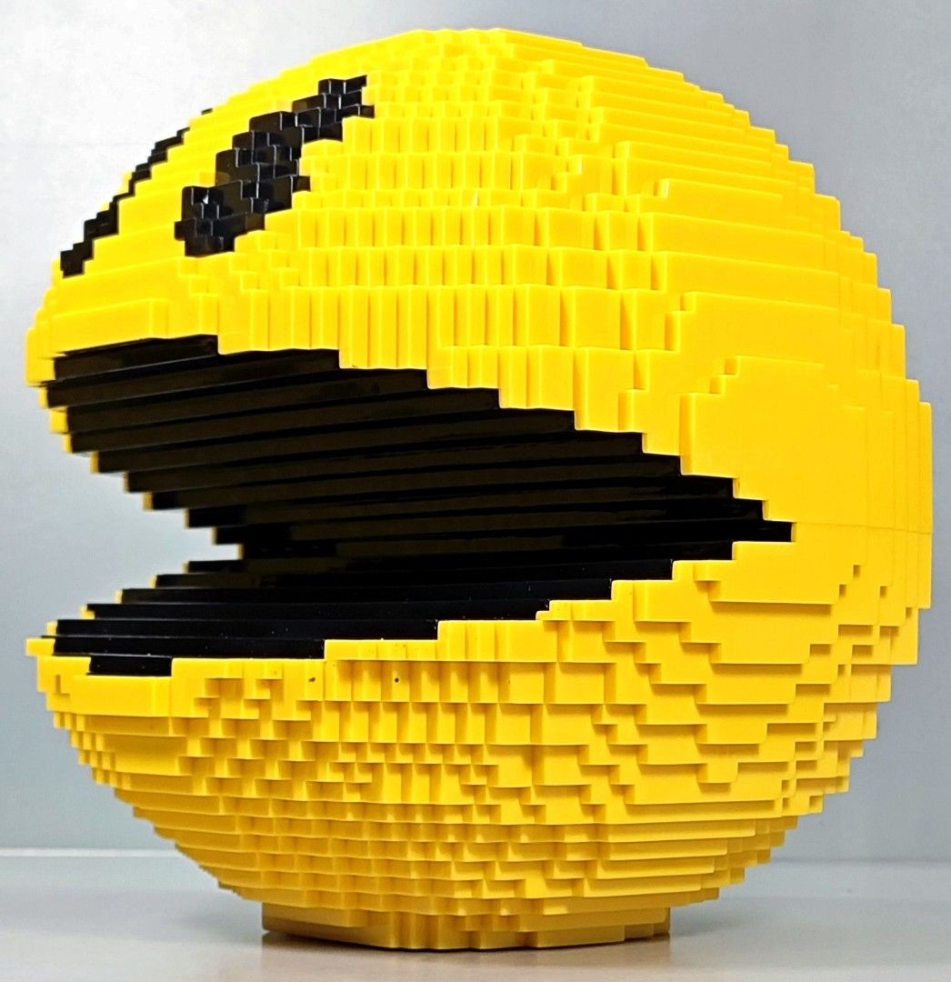 Pac-Man 3D Pixels with Light, Hobbies & Toys, Toys & Games on Carousell