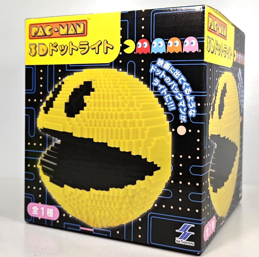 Pac-Man 3D Pixels with Light, Hobbies & Toys, Toys & Games on Carousell