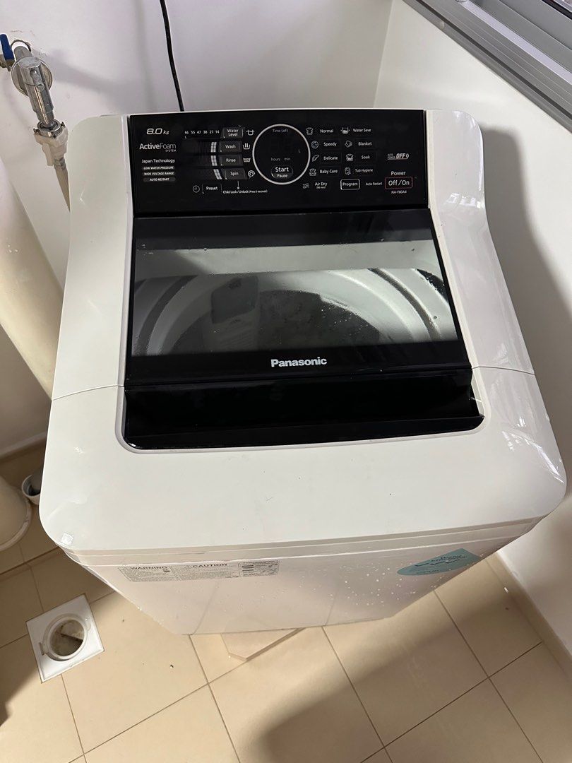 Panasonic ActiveFoam 8kg, TV & Home Appliances, Washing Machines and ...
