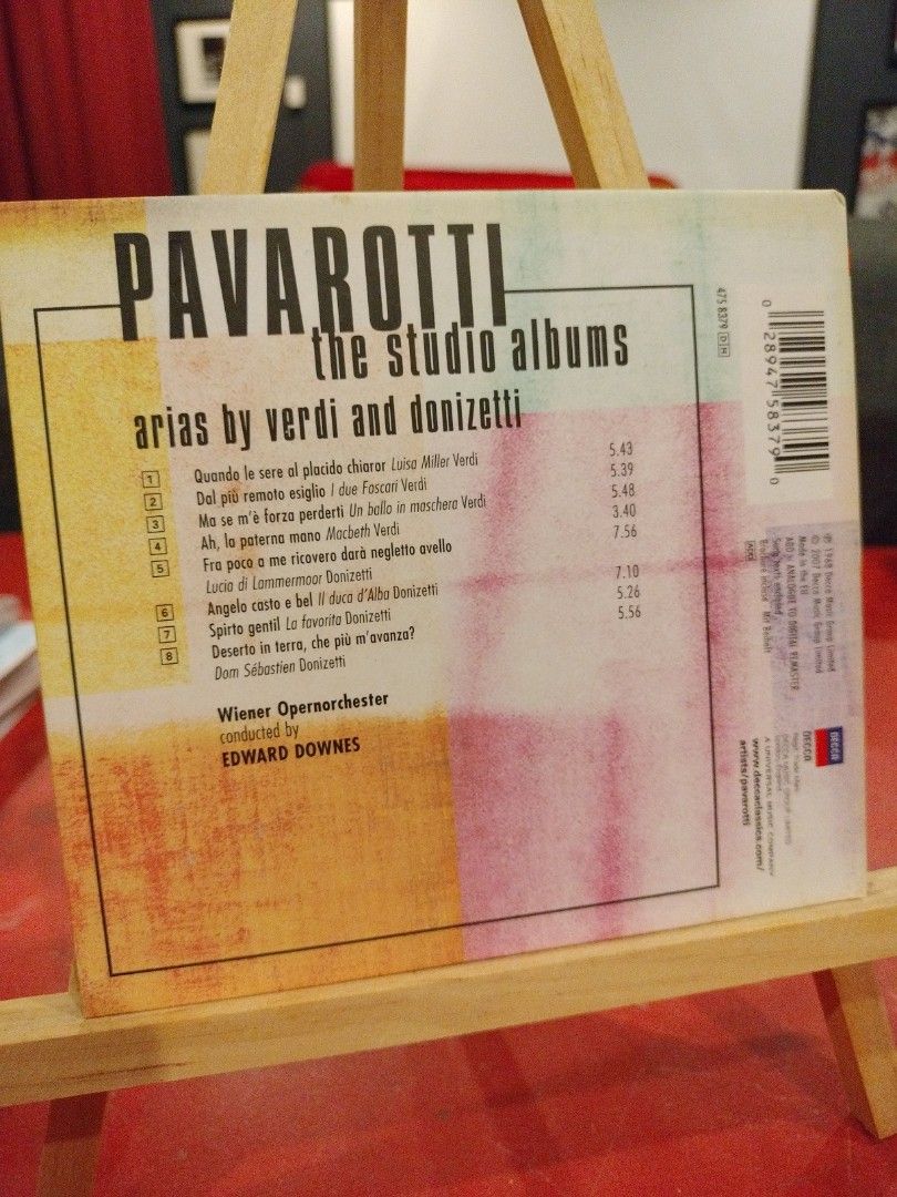 Pavarotti the Studio Album Arias by Verdi and Donizetti original CD ...