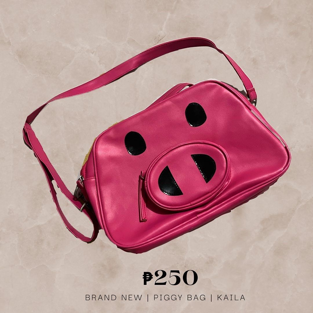 Pink Piggy Bag on Carousell