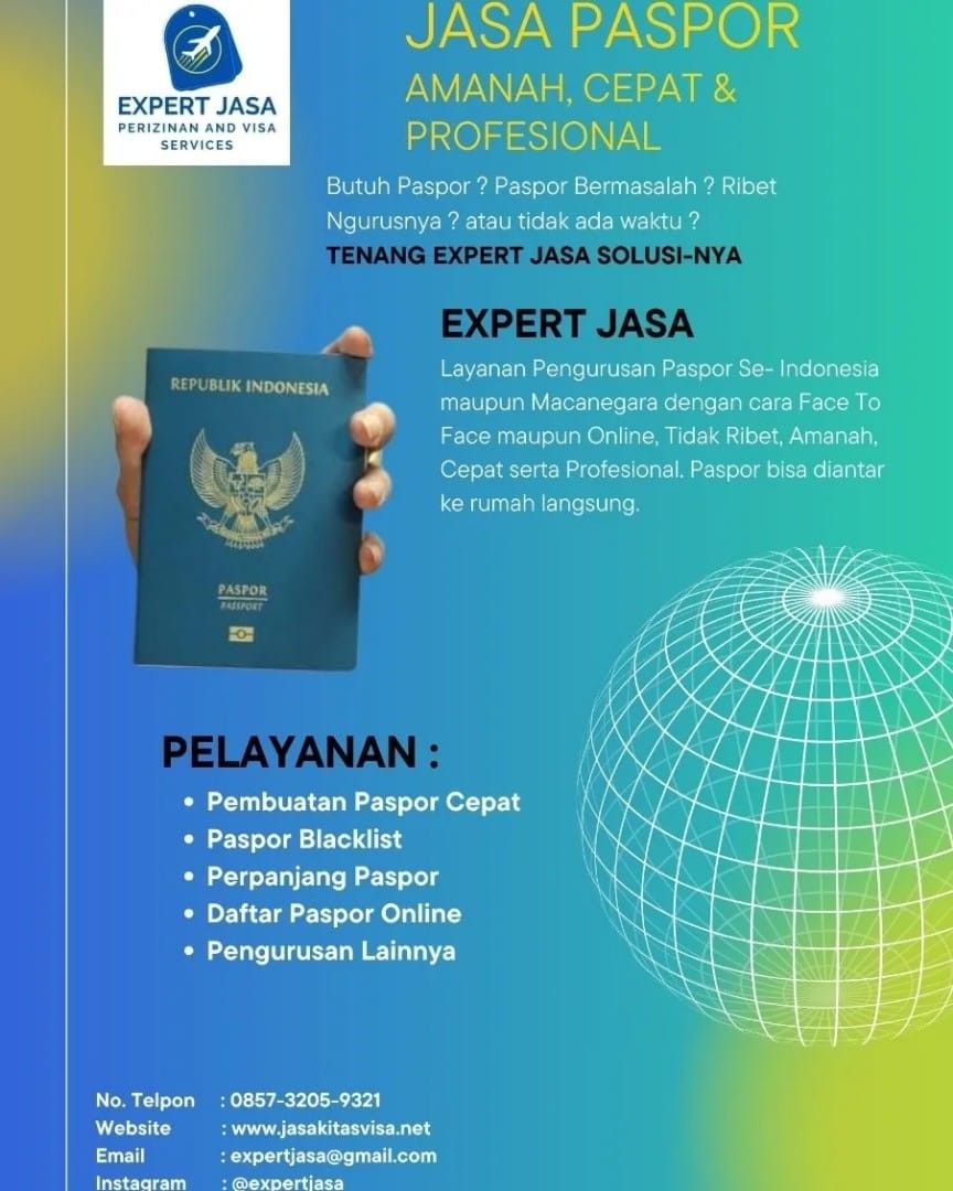 PIRT NIB HALAL Paspor Wisata Paspor Umroh Urus waris hibah Deforce Gono gini Kitas visa ...