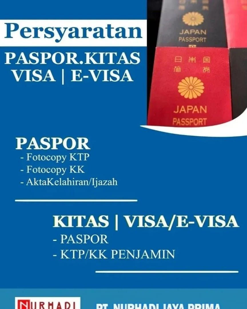 PIRT NIB HALAL Paspor Wisata Paspor Umroh Urus waris hibah Deforce Gono gini Kitas visa ...